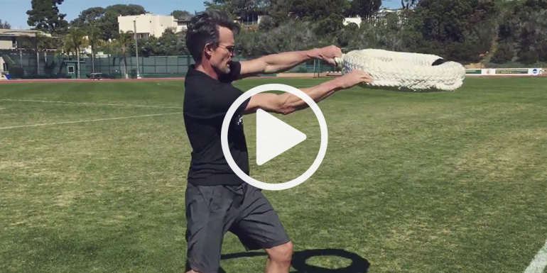 3 Football Exercises with the Lifesaver Rope for Strength & Power