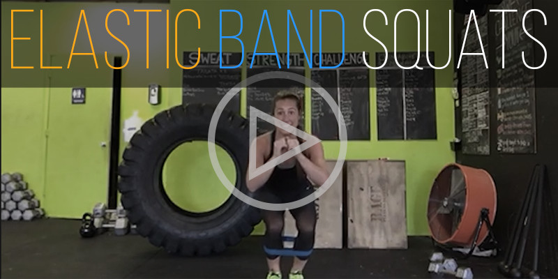 Elastic Band Exercises: 2 Squat Moves to Improve Performance