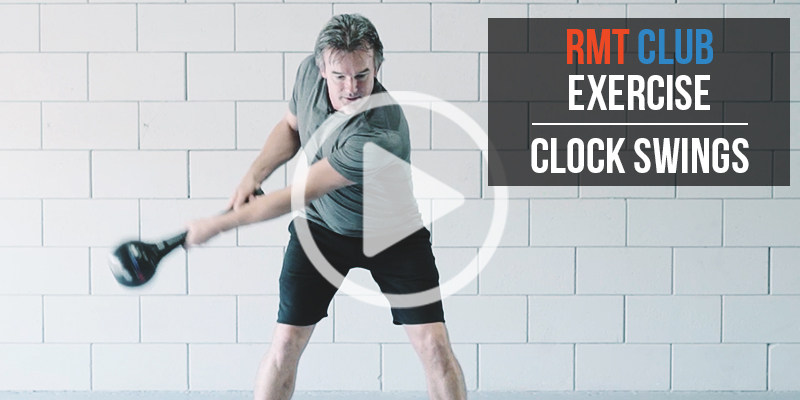 RMT Club Exercise to Increase Core Strength: Clock Swings